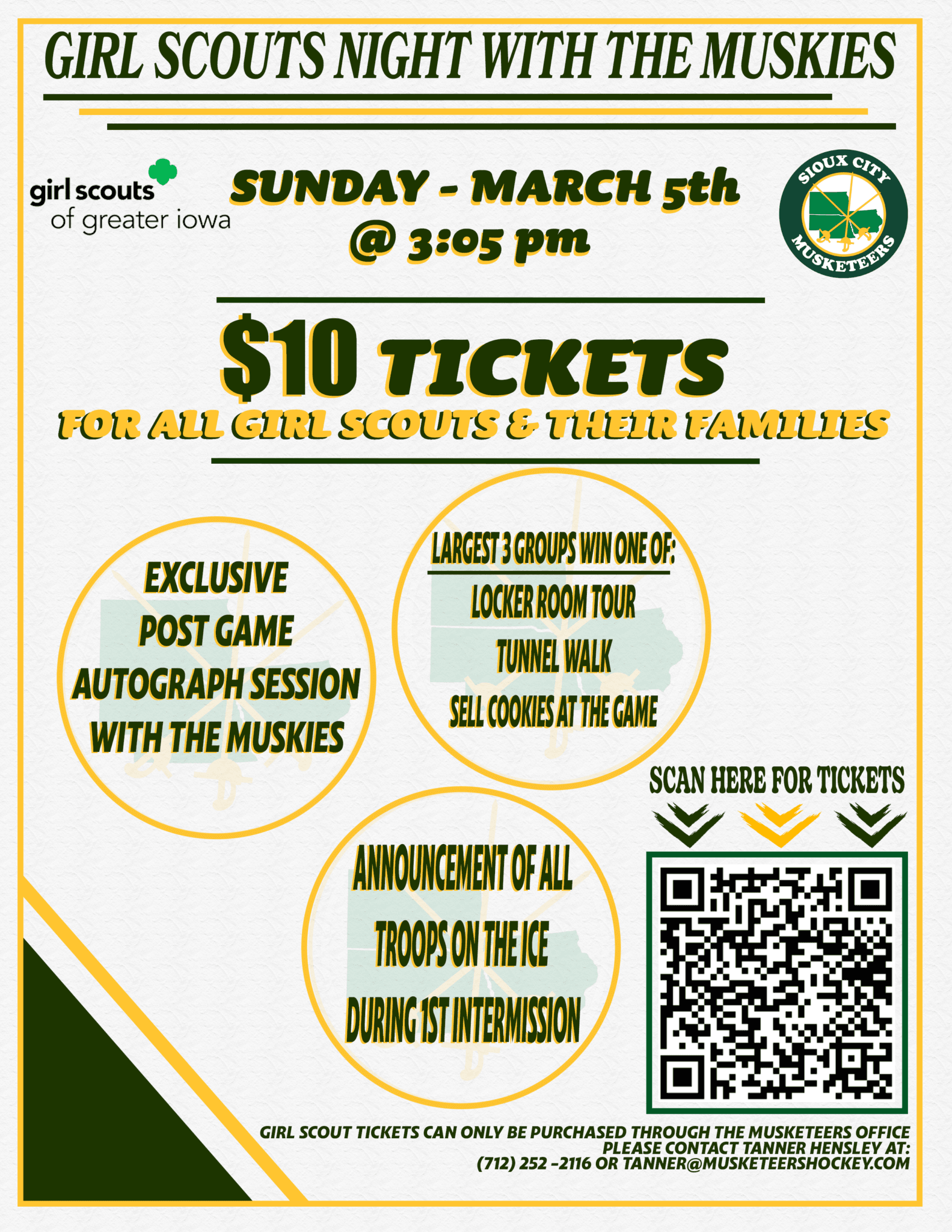 Girl Scout Night with the Sioux City Musketeers - The Hub